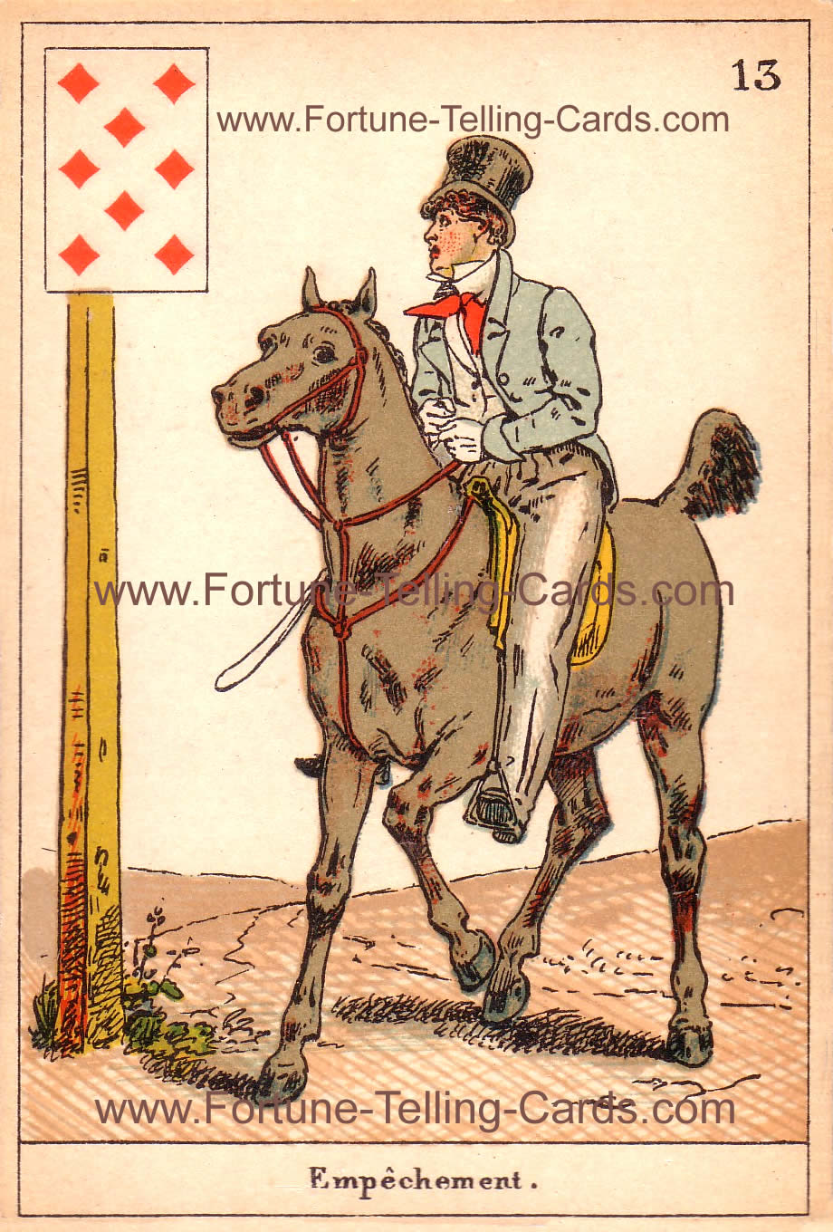 Sibilla Cards, Gypsy Fortune Telling Cards antique collection for sale