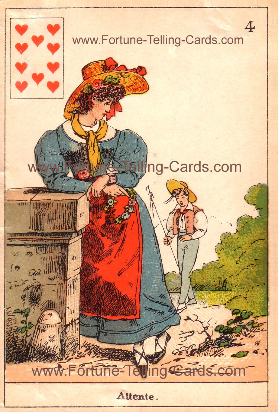 Sibilla Cards, Gypsy Fortune Telling Cards antique collection for sale