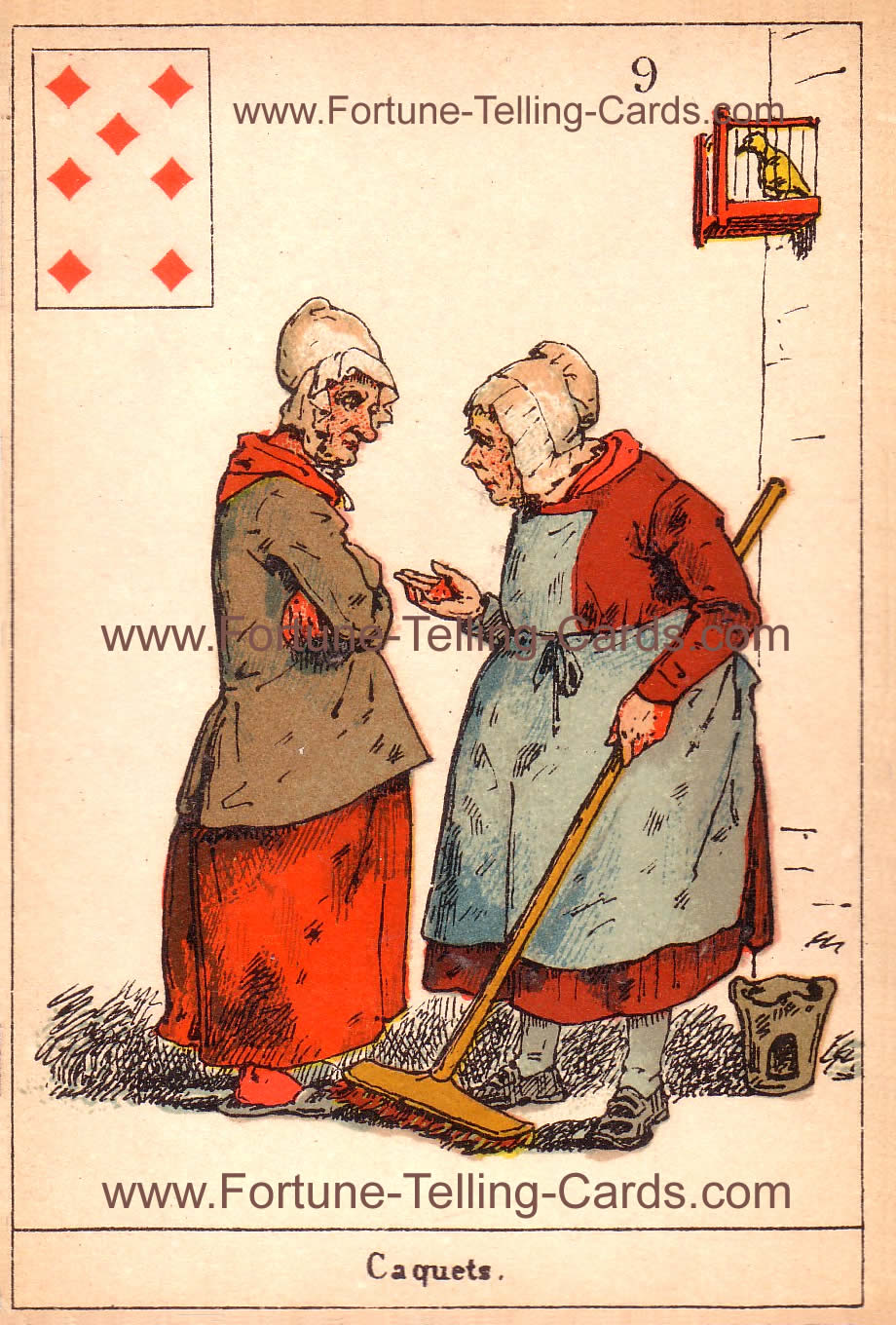 Sibilla Cards, Gypsy Fortune Telling Cards antique collection for sale