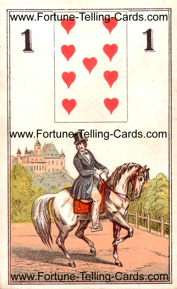 Lenormand Cards, Lenormand Fortune Telling Cards antique collection for ...