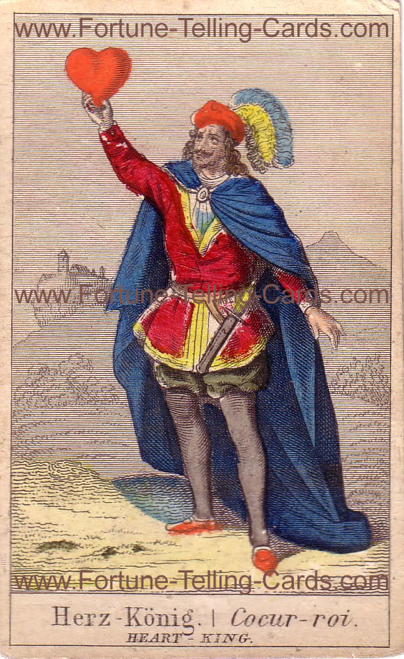 Sibilla Cards, Gypsy Fortune Telling Cards antique collection for sale