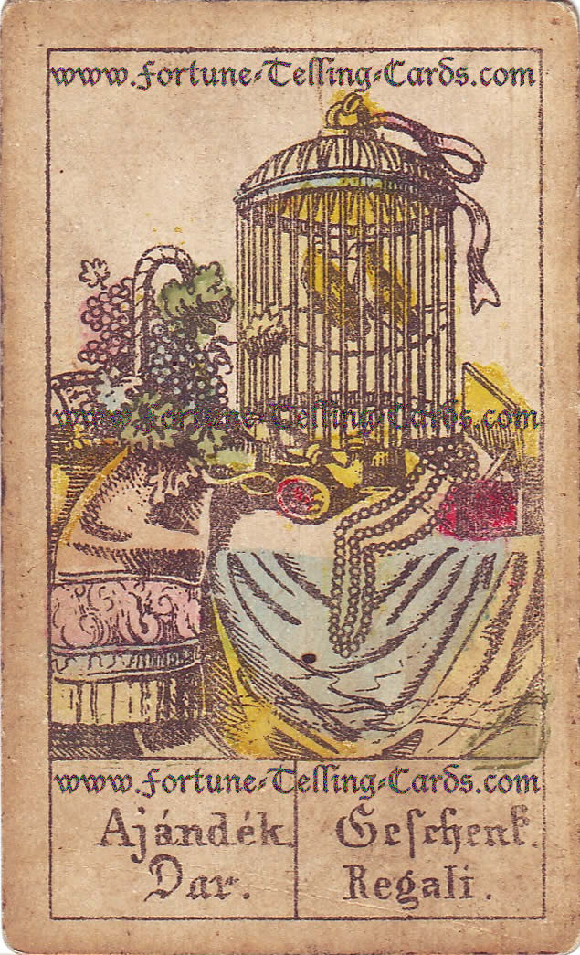 Sibilla Cards, Gypsy Fortune Telling Cards antique collection for sale