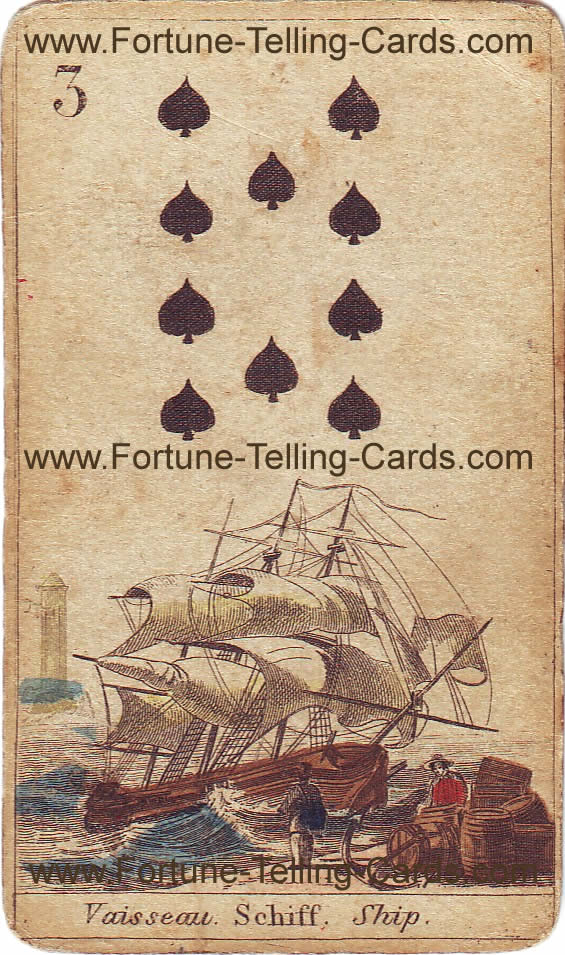 Lenormand Cards, Lenormand Fortune Telling Cards antique collection for ...